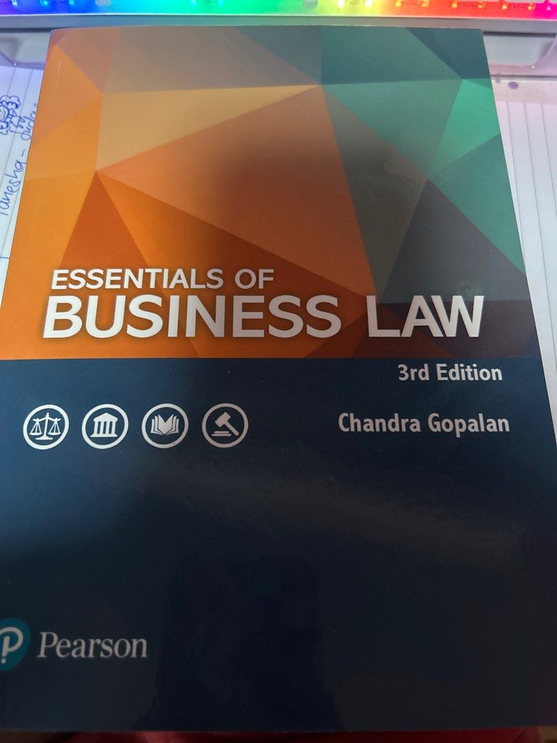 Essentials of Business Law 3rd Edition, Hobbies & Toys, Books ...