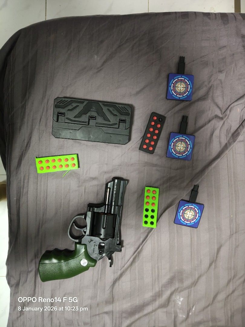 EVA Foam Revolver, Hobbies & Toys, Toys & Games on Carousell