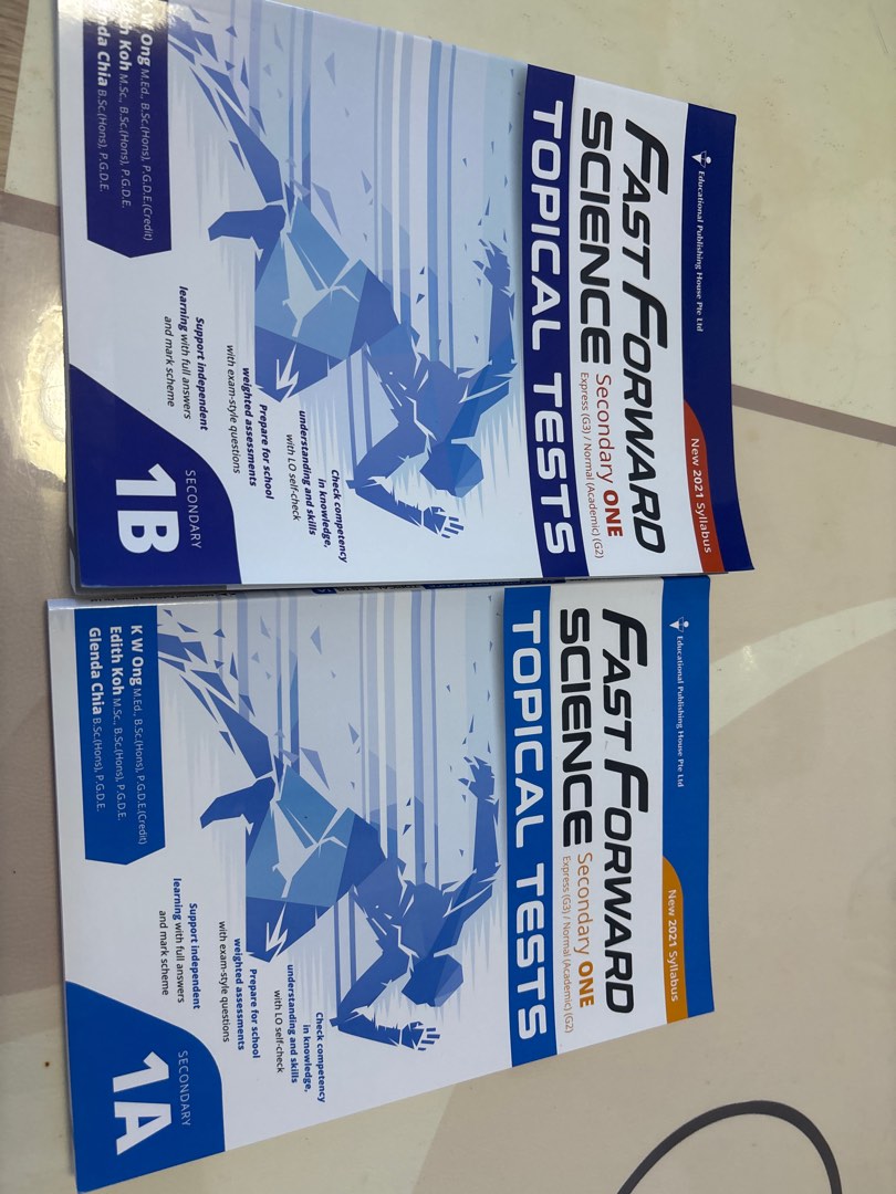 Fast Forward Science Topical Tests Secondary 1, Hobbies & Toys, Books ...