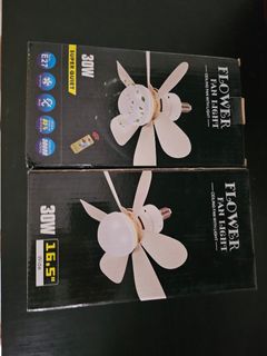 Black Ceiling Fan with Light, Furniture & Home Living, Lighting & Fans ...