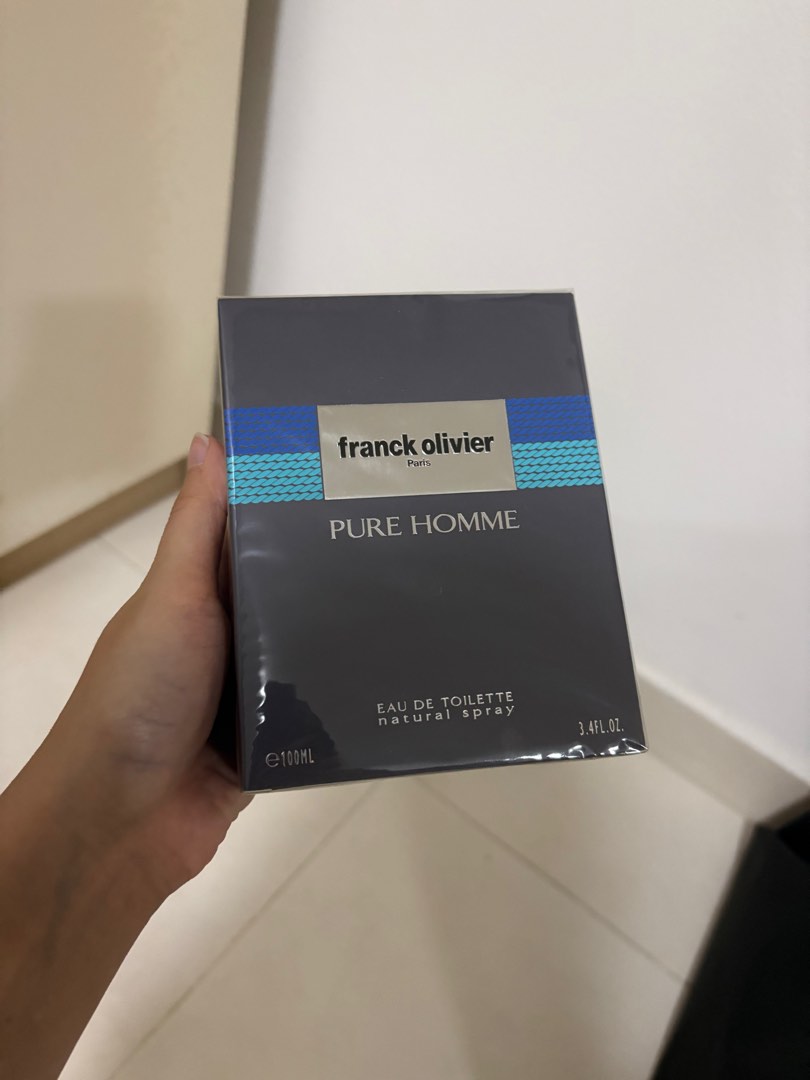 Franck Olivier Pure Homme Eau de Toilette Natural Spray, Beauty ...