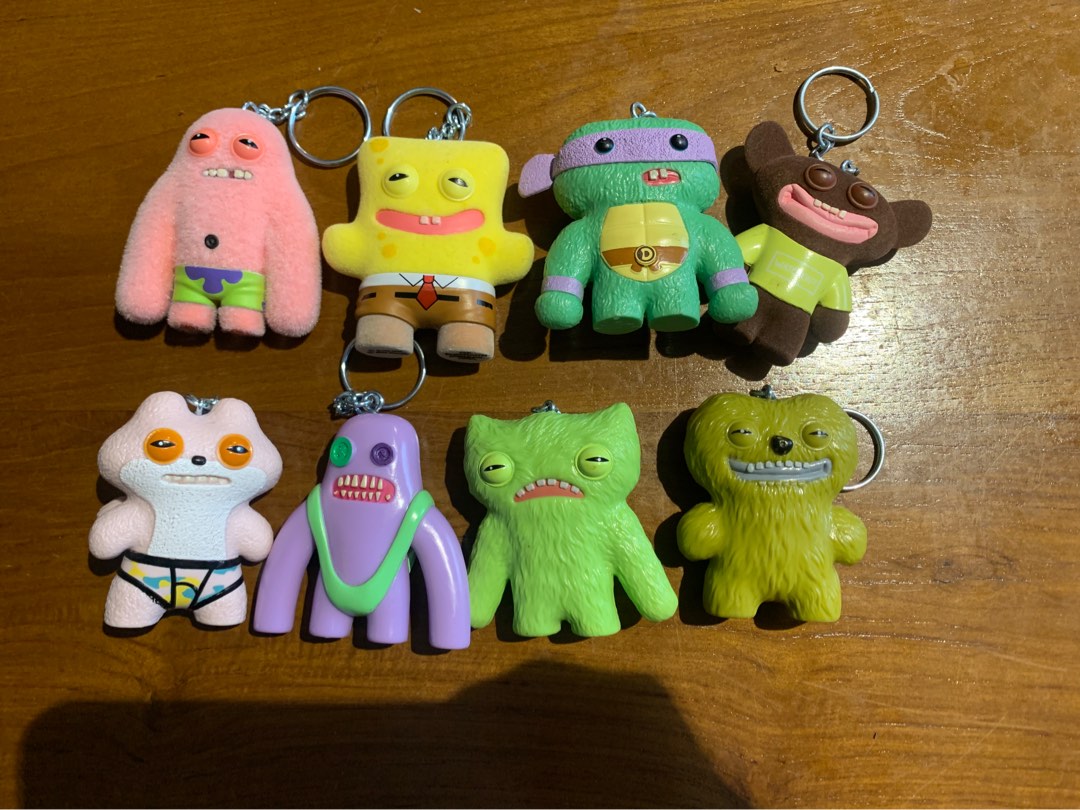 Fuggler keychain Bulu spongebob patrick ninja turtle, Toys ...