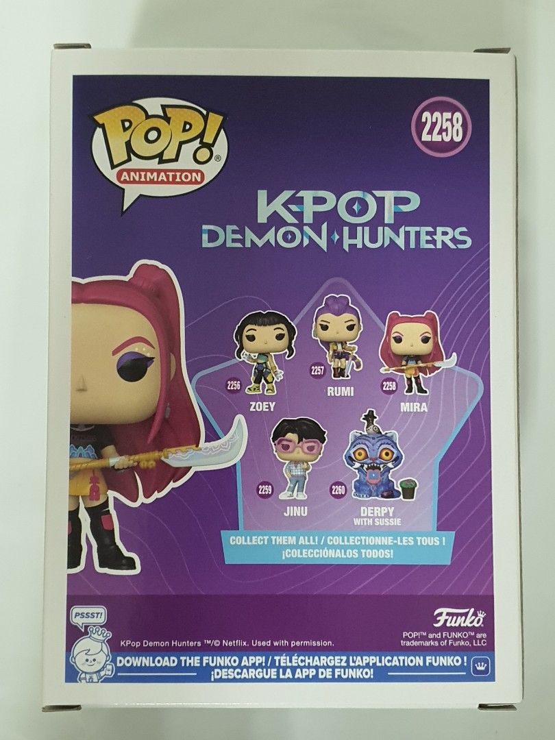 Funko Pop! Animation KPOP Demon Hunters Mira 2258, Hobbies & Toys, Toys ...