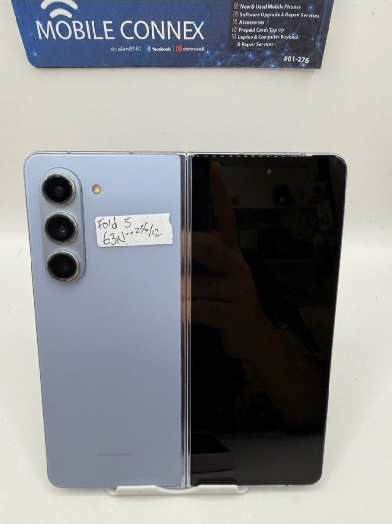 Galaxy Z Fold 5 256GB Icy Blue, Mobile Phones & Gadgets, Mobile Phones ...