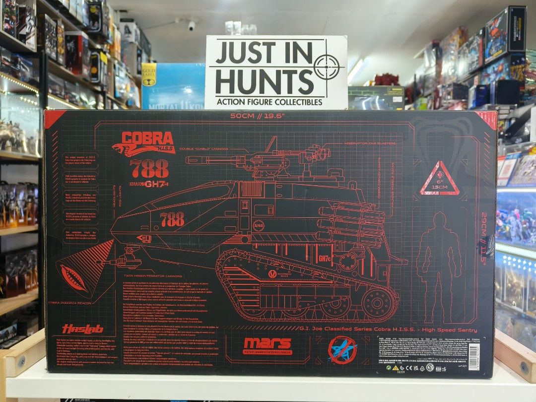 Haslab GI Joe Classified Series Cobra HISS Tank with 4 Action Figure ...