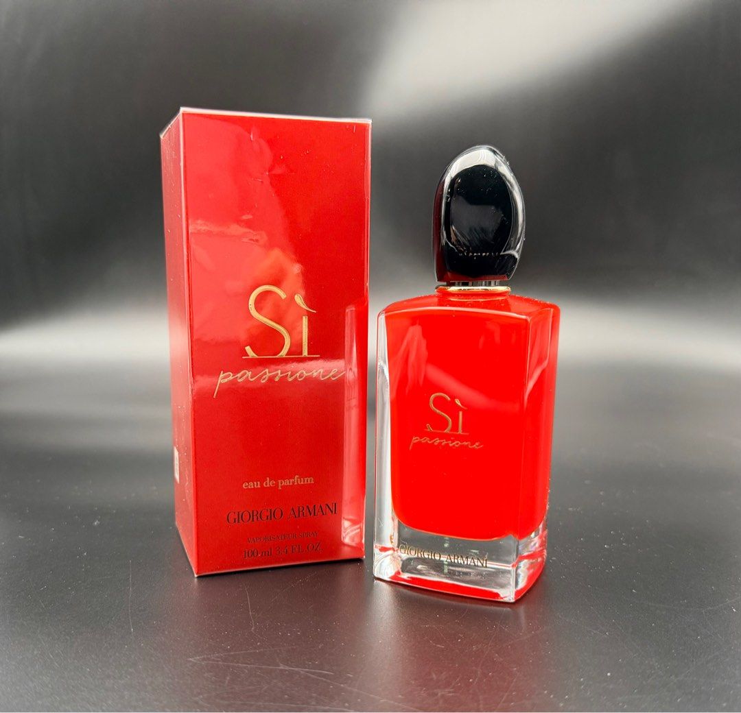 Giorgio Armani Si Passione Eau de Parfum 100ml, Beauty & Personal Care ...