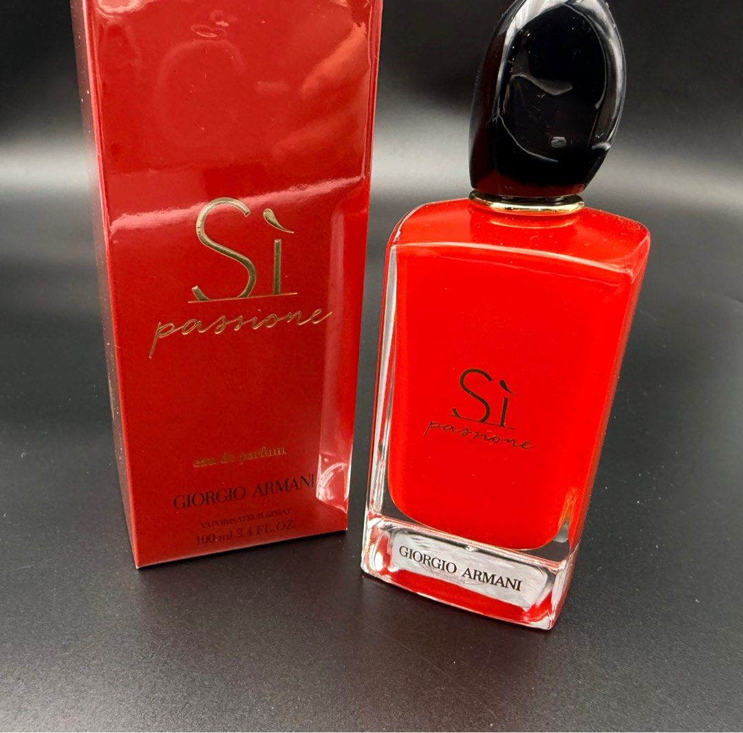 Giorgio Armani Si Passione Eau de Parfum 100ml, Beauty & Personal Care ...