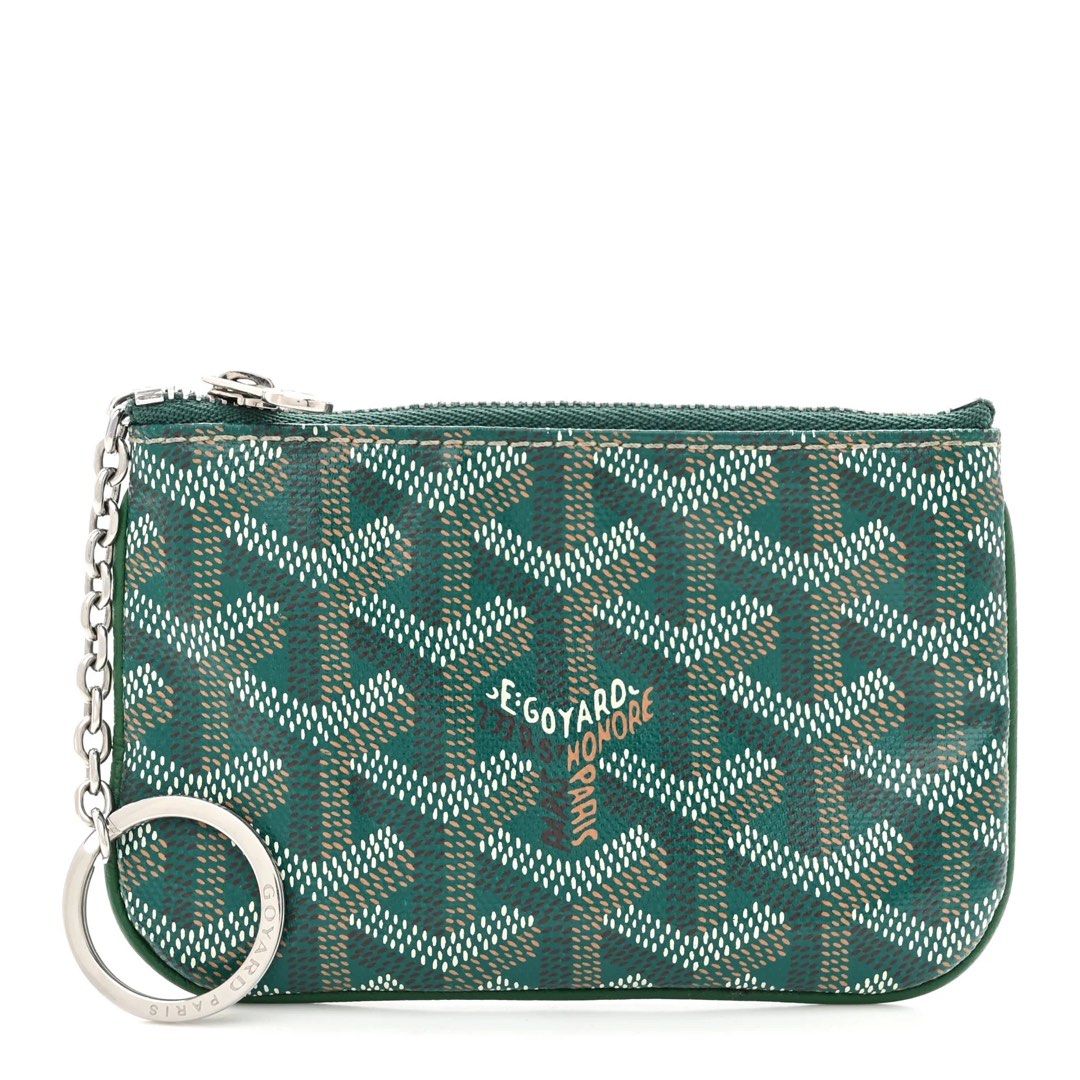 Goyard Nano Senat Key Pouch Green, Luxury, Bags & Wallets on Carousell
