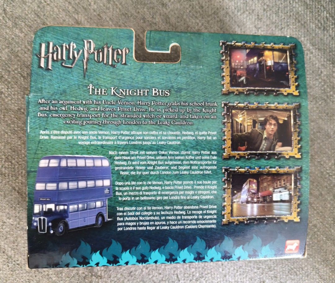 Harry Potter The Knight Bus Die-Cast Collectible, Hobbies & Toys ...