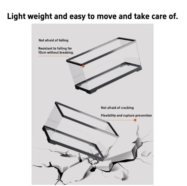 High-Transparency Turtle Tank (Landscape / Filtration / Luxurious ...