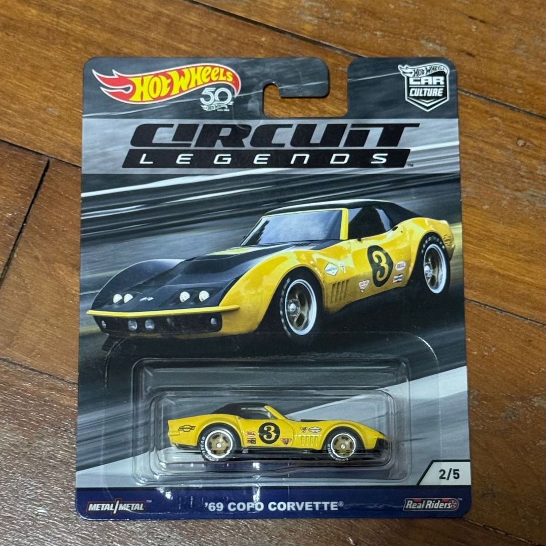 Hot Wheels 69 COPO Corvette Circuit Legends Premium Car Culture ...
