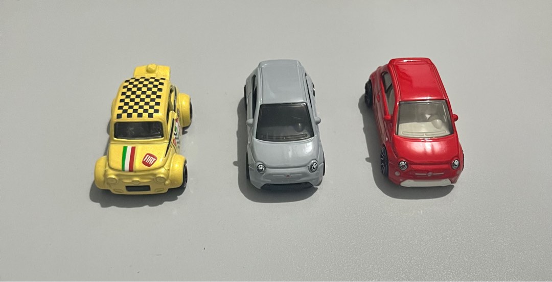 Hot Wheels “Fiat” ‘Set of 3, Hobbies & Toys, Toys & Games on Carousell