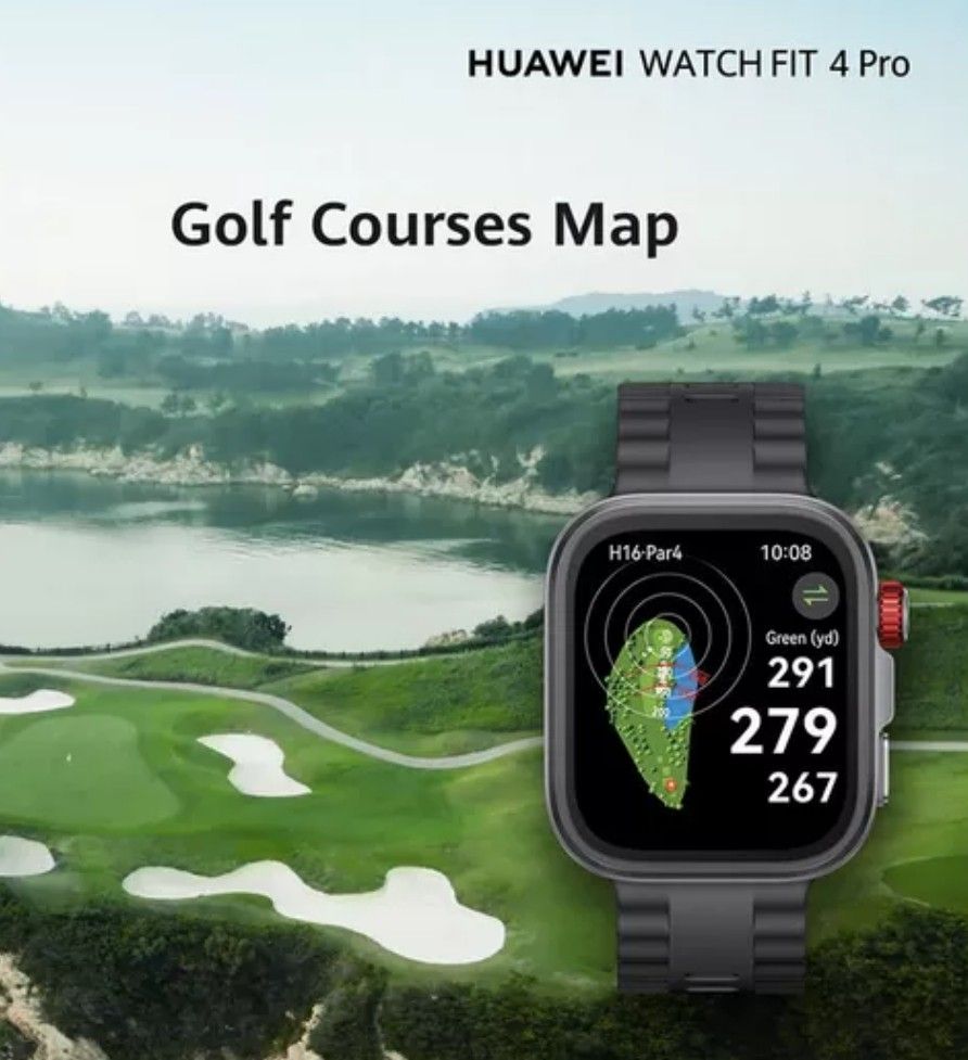 Huawei Watch Fit 4 Pro Golf Watch, Sports Equipment, Sports & Games ...