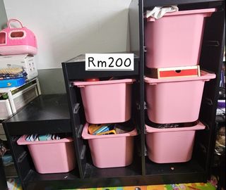 IKEA Eket Cabinet with 2 Doors and 4 Compartment Display Cabinet ...