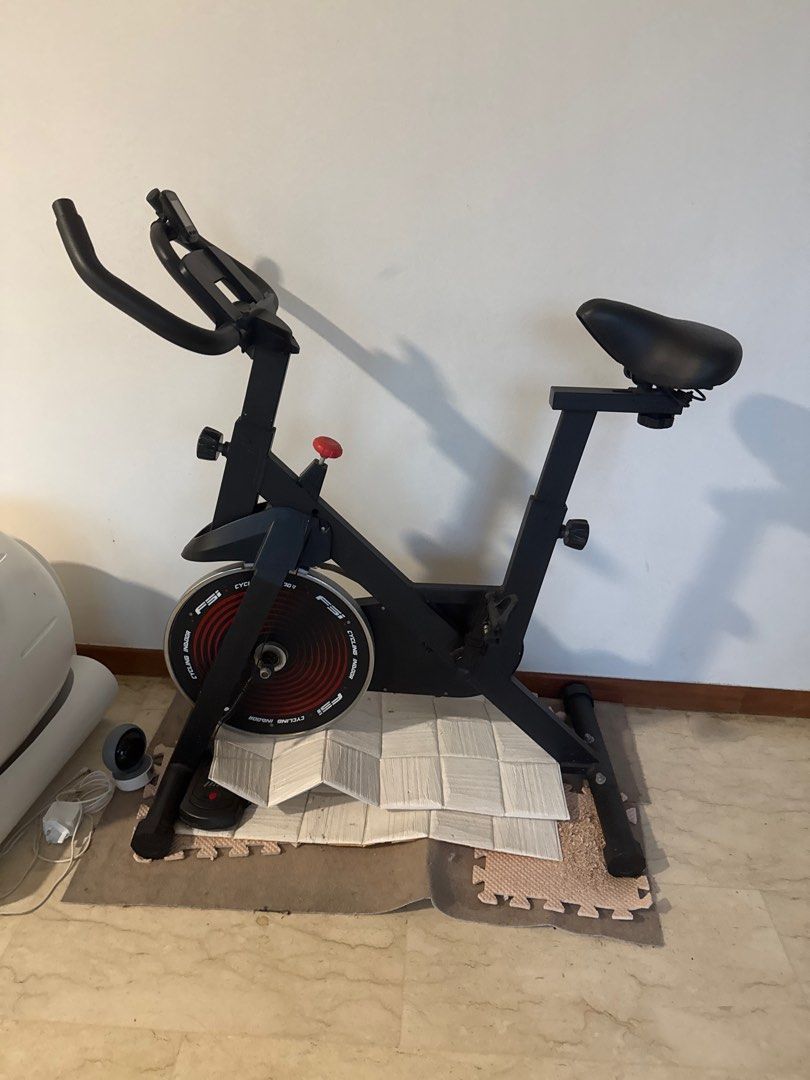 Indoor Exercise Bike - Black, Sports Equipment, Exercise & Fitness ...