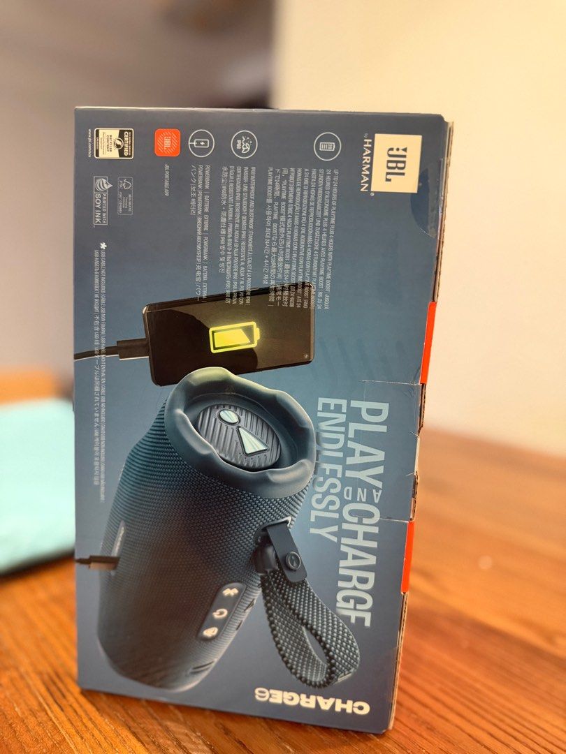 JBL Charge 6 Bluetooth Speaker - Brand New, Audio, Soundbars, Speakers ...