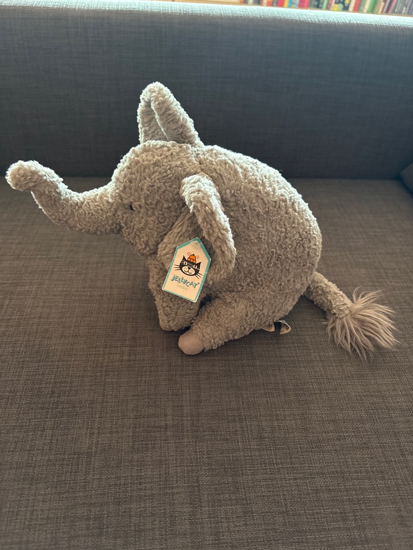 Jellycat Elephant Stuffed Animal, Hobbies & Toys, Toys & Games on Carousell