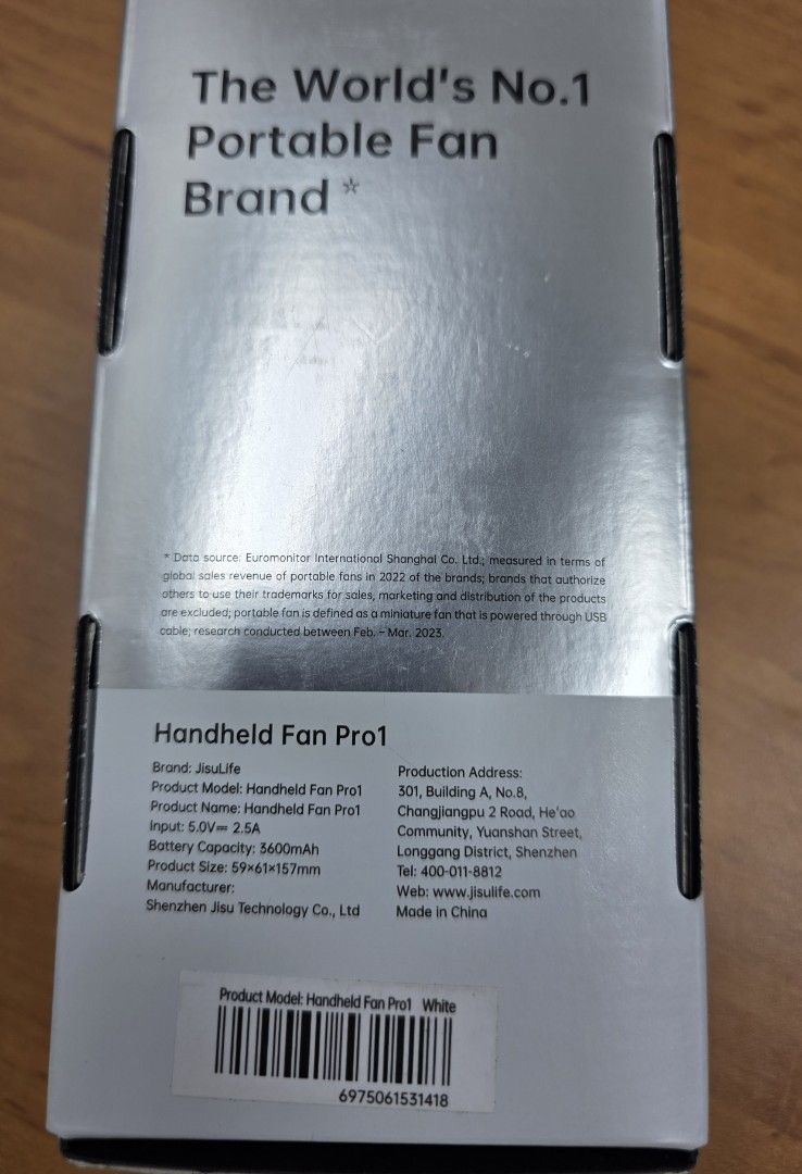 JisuLife Handheld Fan Pro1 - Brand New, Furniture & Home Living ...