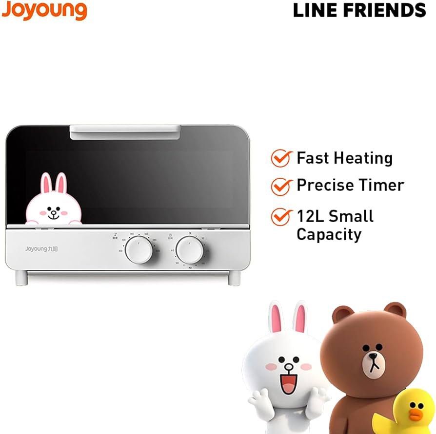 Joyoung x Line Friends 12L Small Toaster Oven, TV & Home Appliances ...