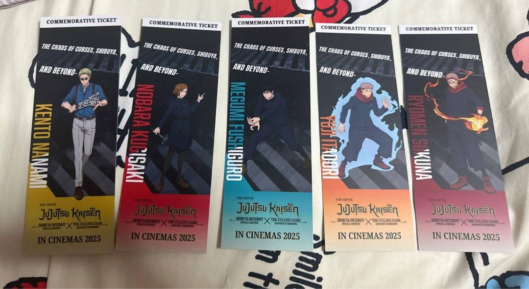 Jujutsu Kaisen Movie Commemorative Tickets, Hobbies & Toys, Memorabilia ...