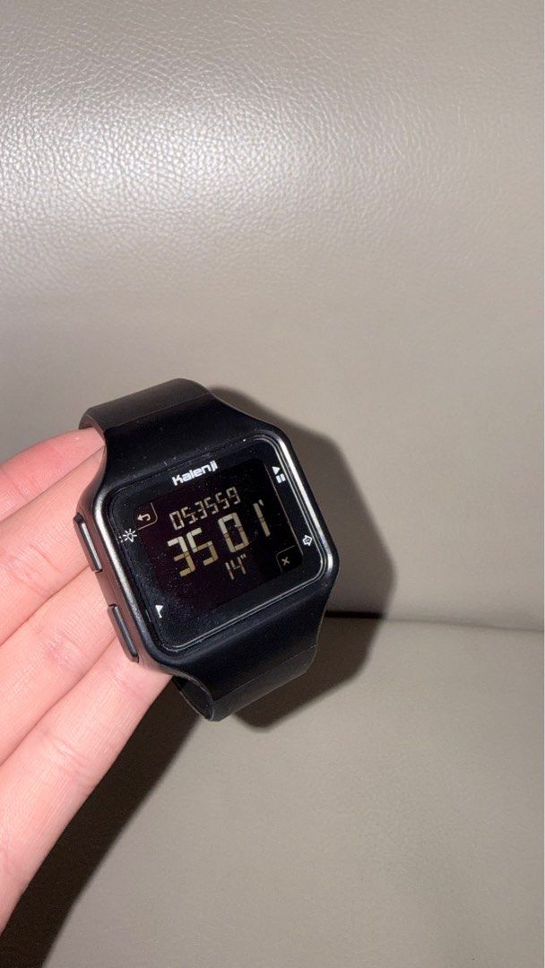 Kaleni Digital Watch - Black, Men's Fashion, Watches & Accessories ...