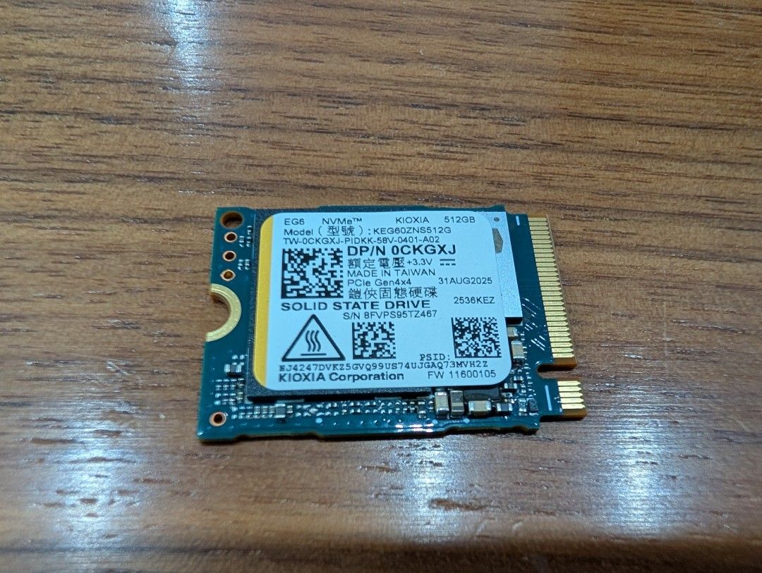 Kioxia, Samsung, SK Hynix PCIe 4.0 512GB NVMe 2330 SSD, Computers ...