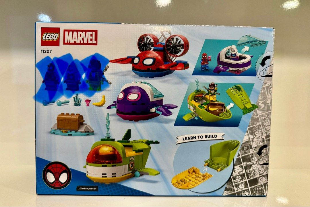 Lego 11207 Marvel Spiderman Spider-man Spidey Underwater Vehicles NO ...