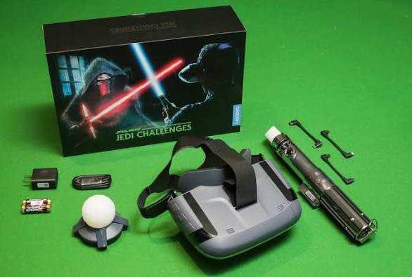 Lenovo Star Wars Jedi Challenges VR Headset, Video Gaming, Gaming ...