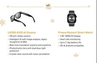 [LEVON] Avis AI Smart Glasses, Mobile Phones & Gadgets, Mobile & Gadget ...