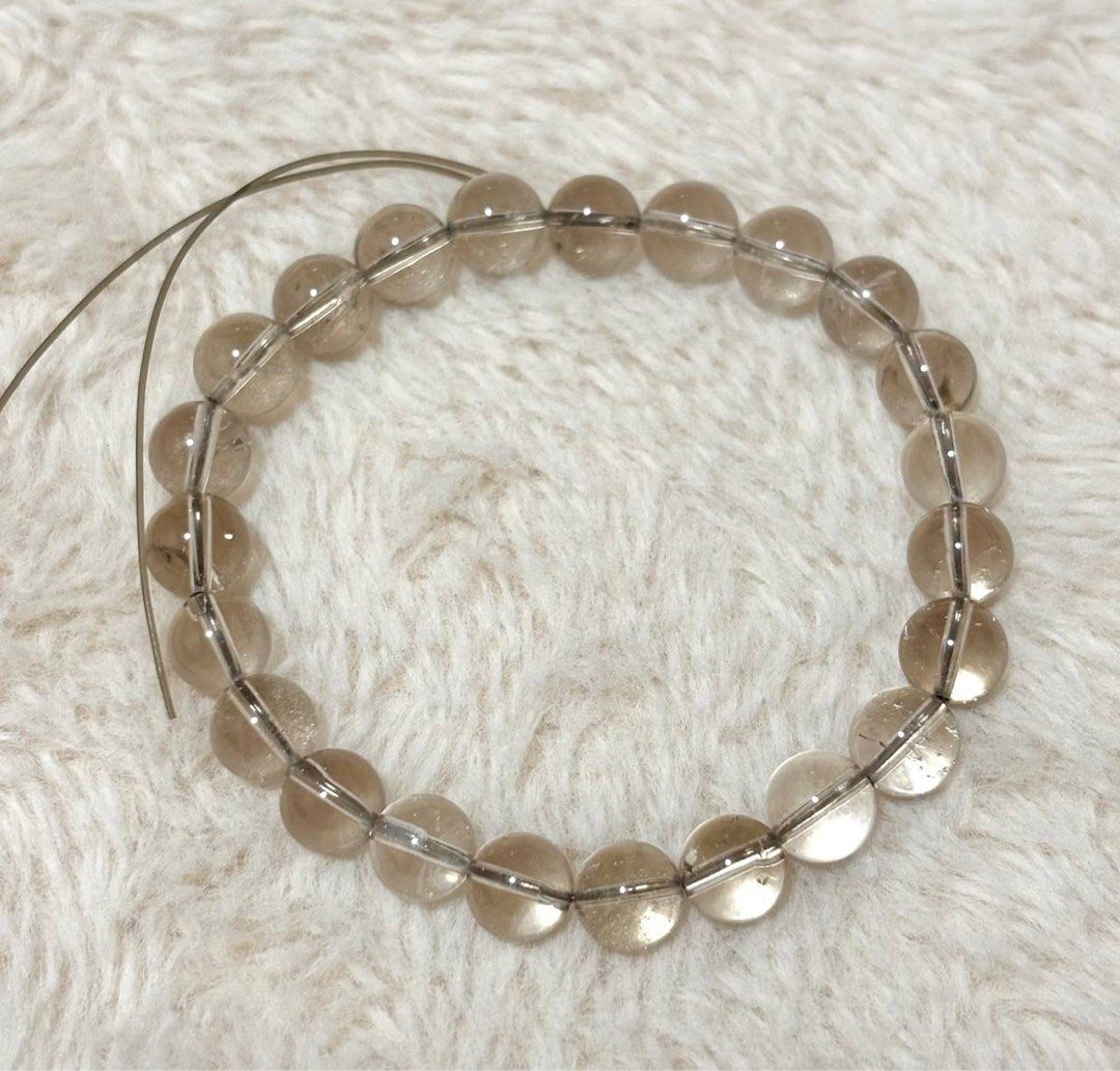 (Lowest market price) HQ Smokey Quartz bracelet, Women's Fashion ...