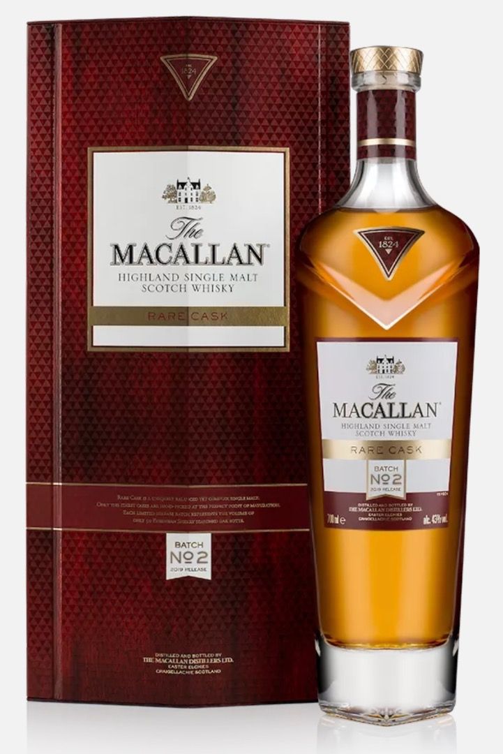 Hard-to-find Macallan Rare Cask Single Malt Whiskey Batch No. 2, Food ...