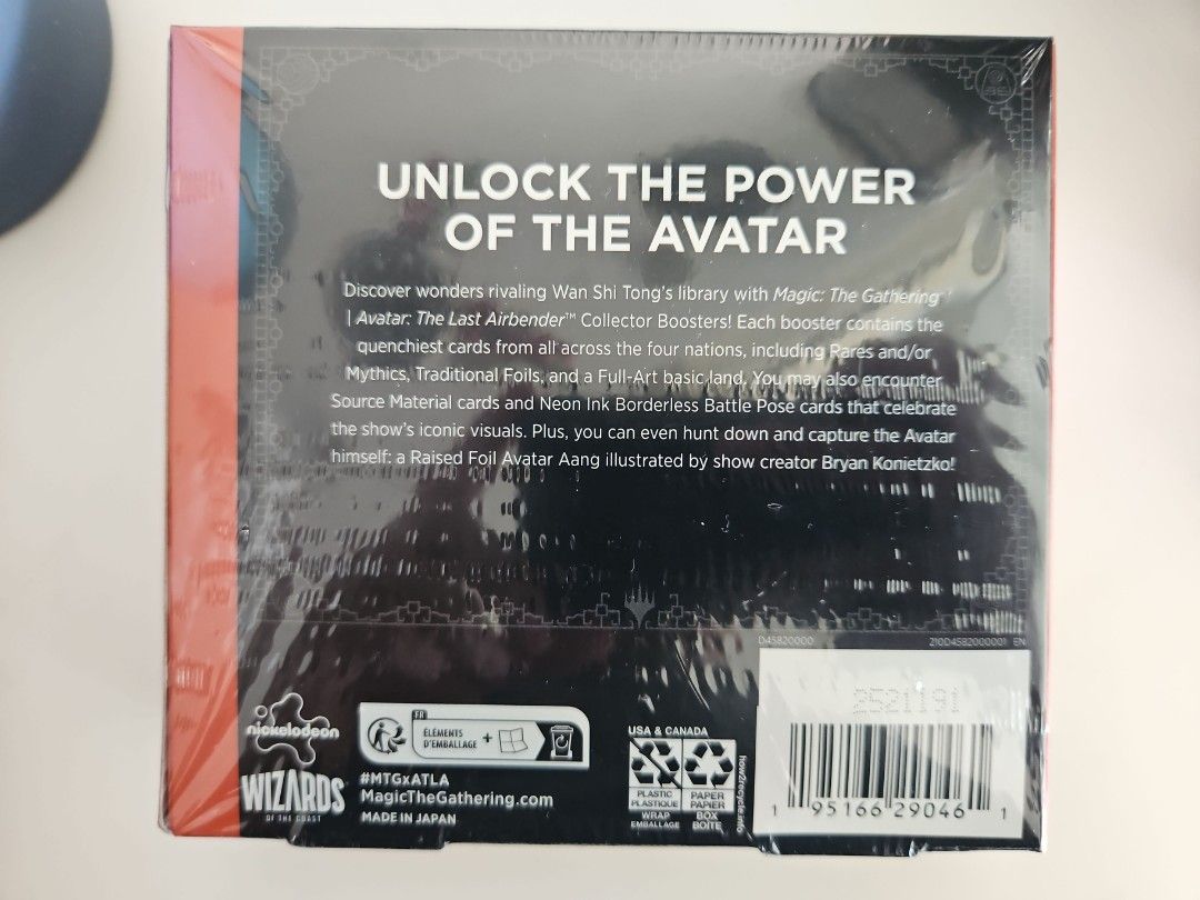 Magic The Gathering Avatar The Last Airbender Collector Boosters ...