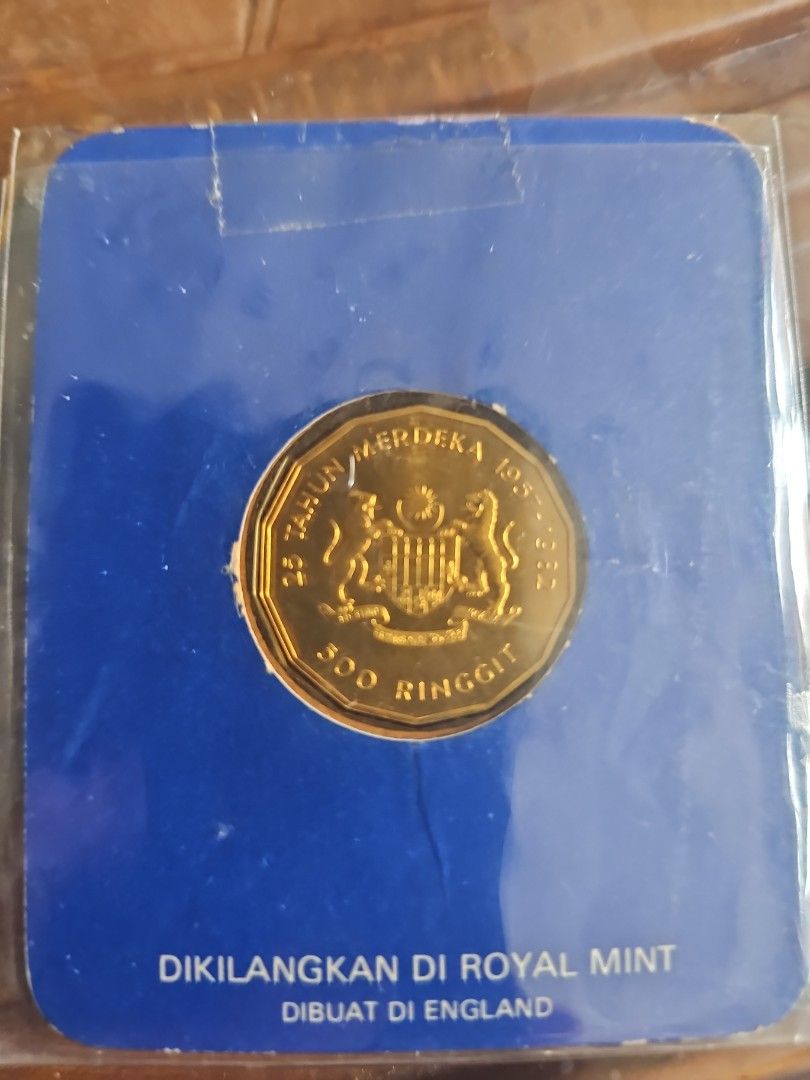 Malaysia 500 Ringgit Gold Coin, Hobbies & Toys, Memorabilia ...