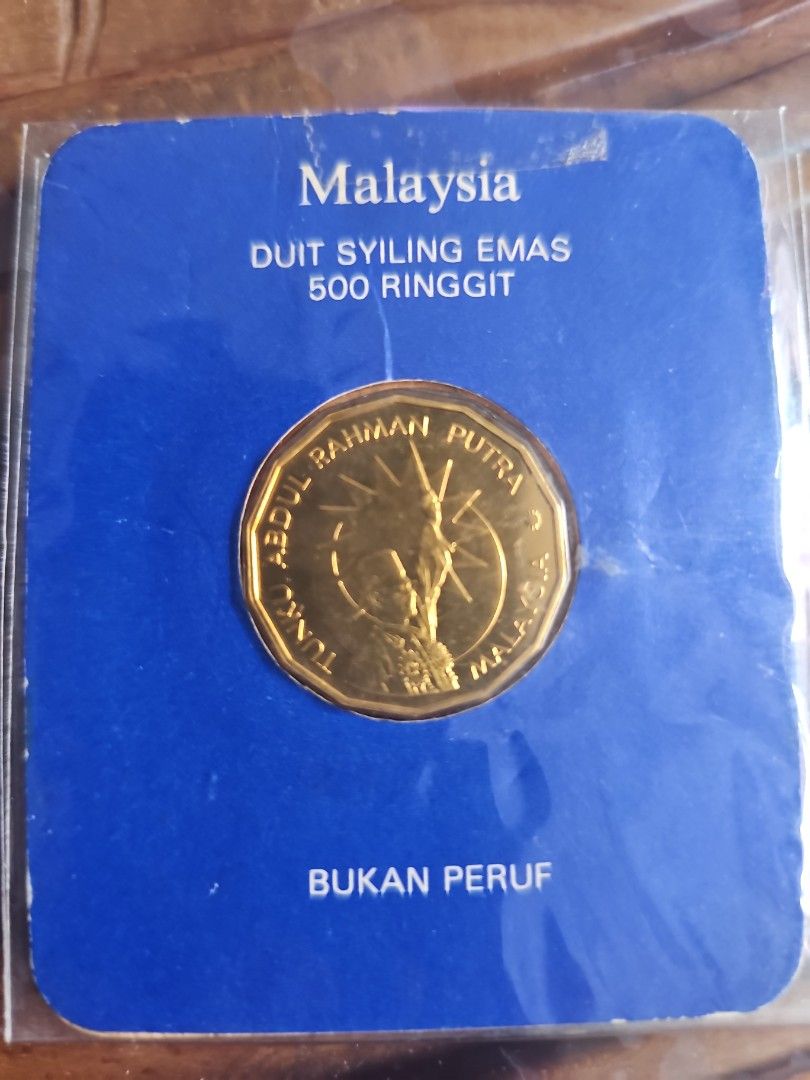 Malaysia 500 Ringgit Gold Coin, Hobbies & Toys, Memorabilia ...