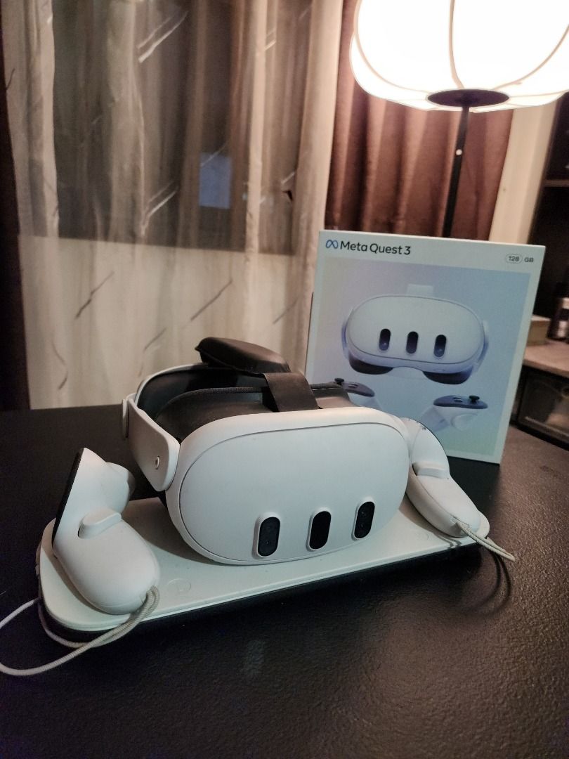 Meta Quest 3 128GB VR Headset, Video Gaming, Gaming Accessories ...