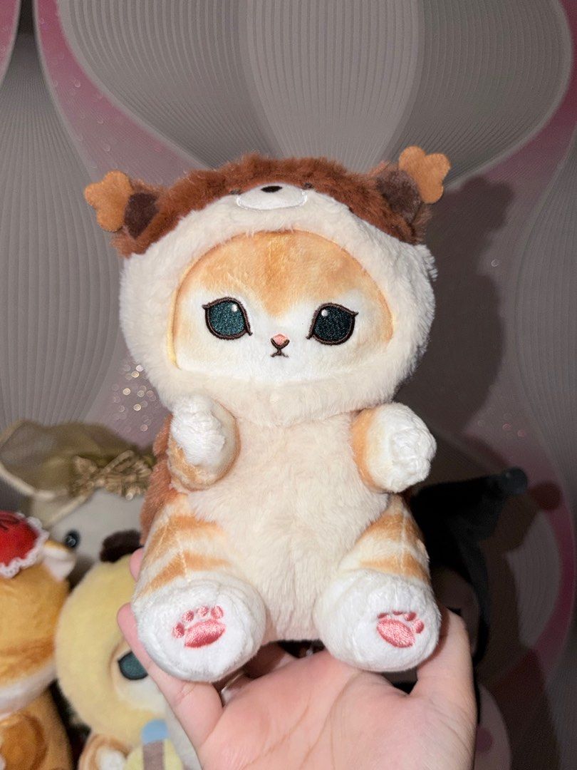 Mofusand racoon plushie, Hobbies & Toys, Toys & Games on Carousell