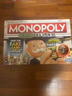 Monopoly Cash Decoder Board Game, Hobbies & Toys, Toys & Games on Carousell
