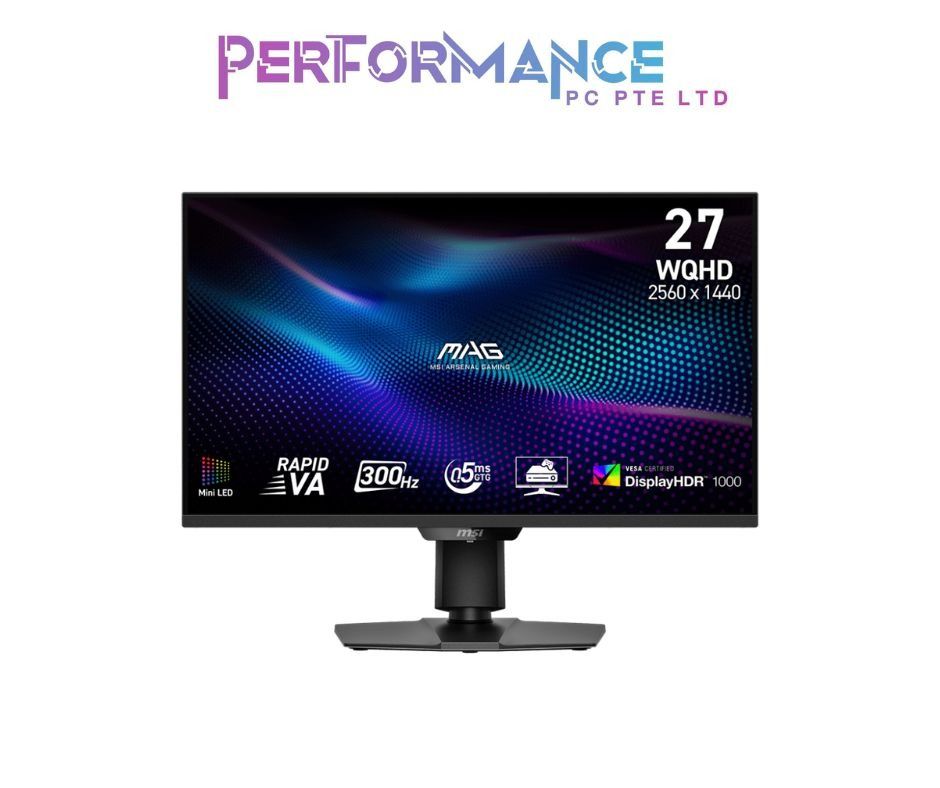 MSI MAG 274QPF X30MV 27 INCH WQHD FLATSCREEN 300Hz GAMING MONITOR (3 ...
