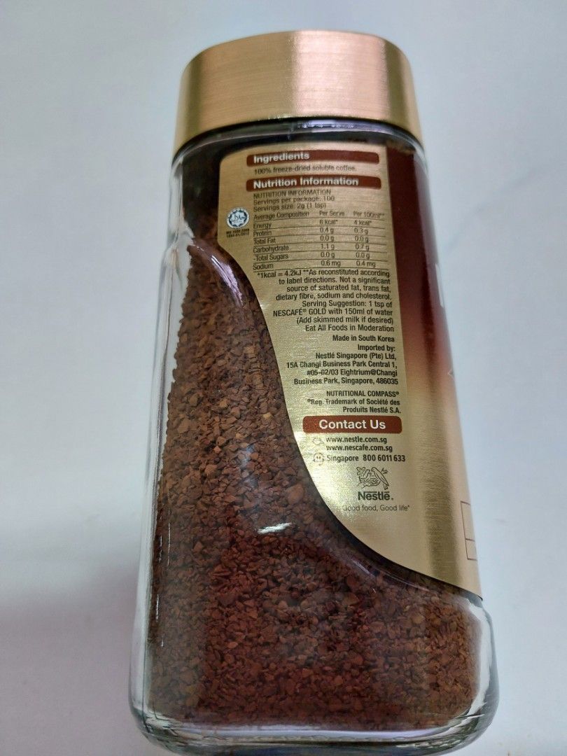 Nescafe Gold Instant Coffee - 200g, Food & Drinks, Beverages on Carousell