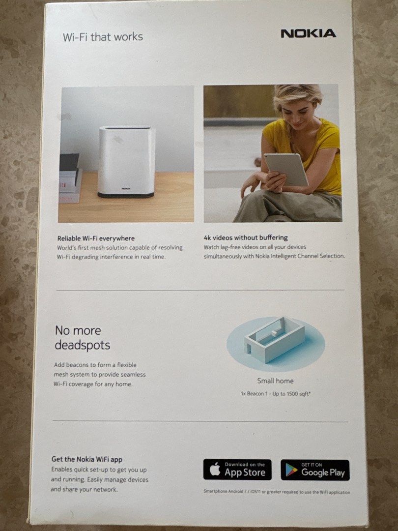 Nokia WiFi Beacon 1 - Brand New, Computers & Tech, Parts & Accessories ...