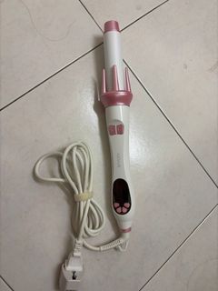 Hyundai 36mm French Curl Hair Egg Curler Cat Paw Design (Purple ...