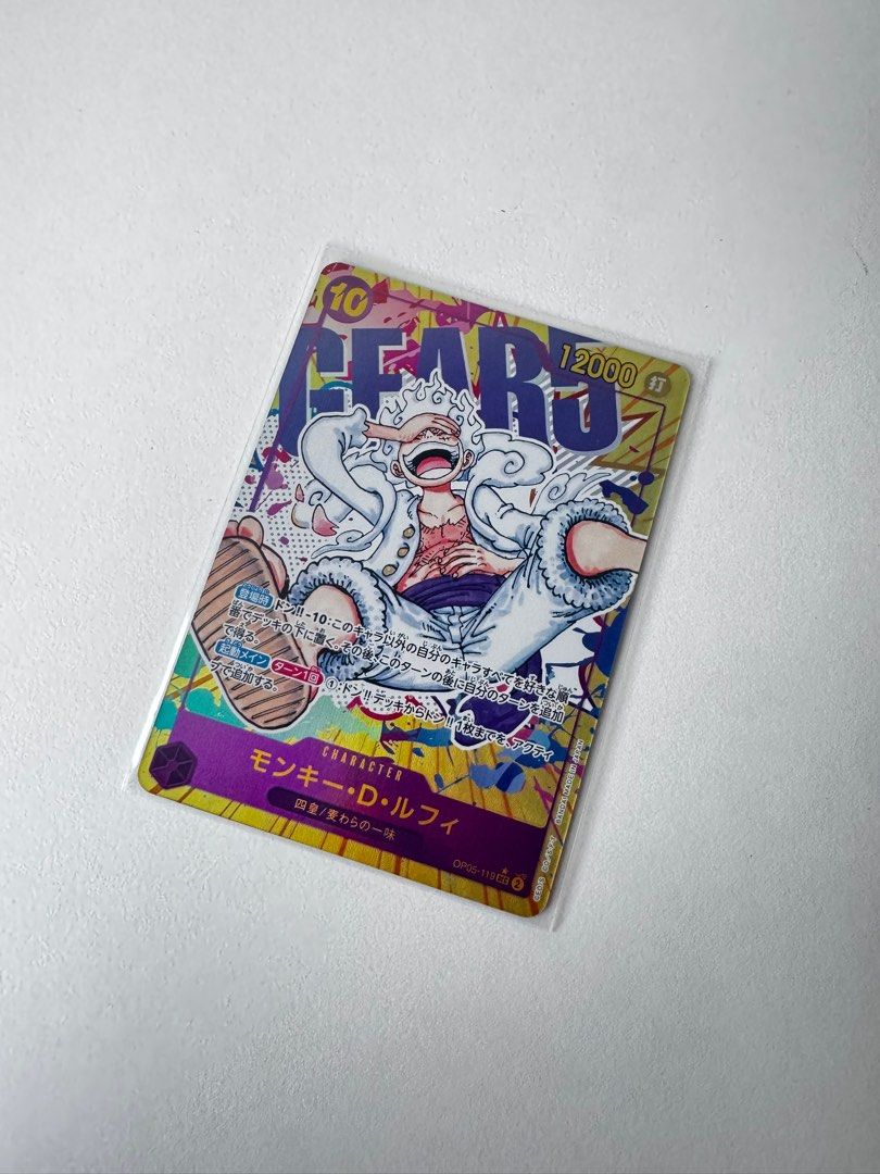 OPTCG One Piece Card Game - Monkey D. Luffy Gear 5, Hobbies & Toys ...