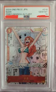 2024 One Piece Nami Manga Alt Art PSA 10, Hobbies & Toys, Toys & Games ...