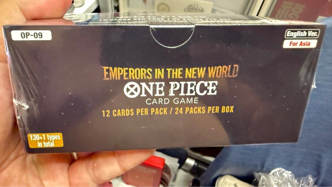 One Piece TCG ENGLISH OP09 Emperors In The New World Booster Box ...