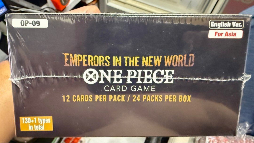 One Piece TCG ENGLISH OP09 Emperors In The New World Booster Box ...