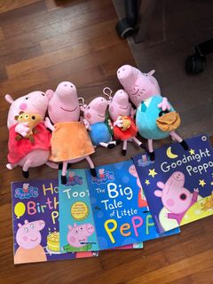 Peppa Pig Backpack Plush Toy, Hobbies & Toys, Toys & Games on Carousell