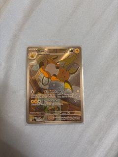 Raichu Pokemon Card, Hobbies & Toys, Toys & Games on Carousell