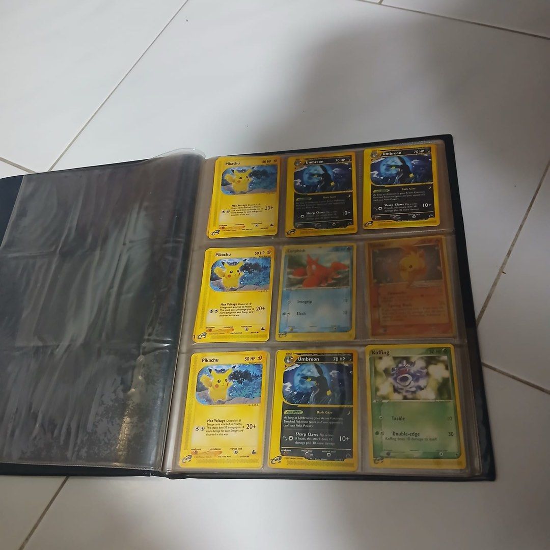 Pokemon Card Album with Cards old/vintage, Hobbies & Toys, Toys & Games ...
