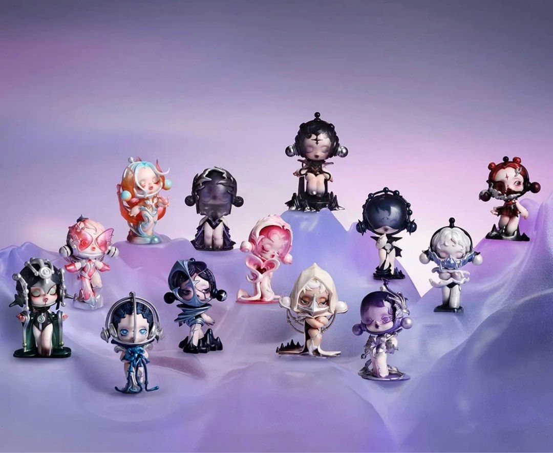Pop Mart Blind Box Figures - Assorted Designs with 1 whole set Sound ...