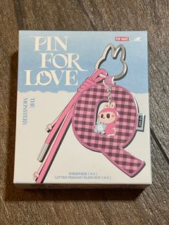 Letter K - POP MART The Monsters Pin for Love Plush Pendant, Hobbies ...
